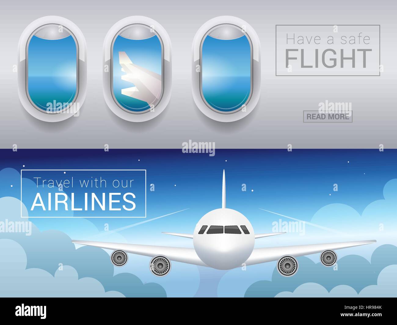 Jet window view Stock Vector Images - Alamy