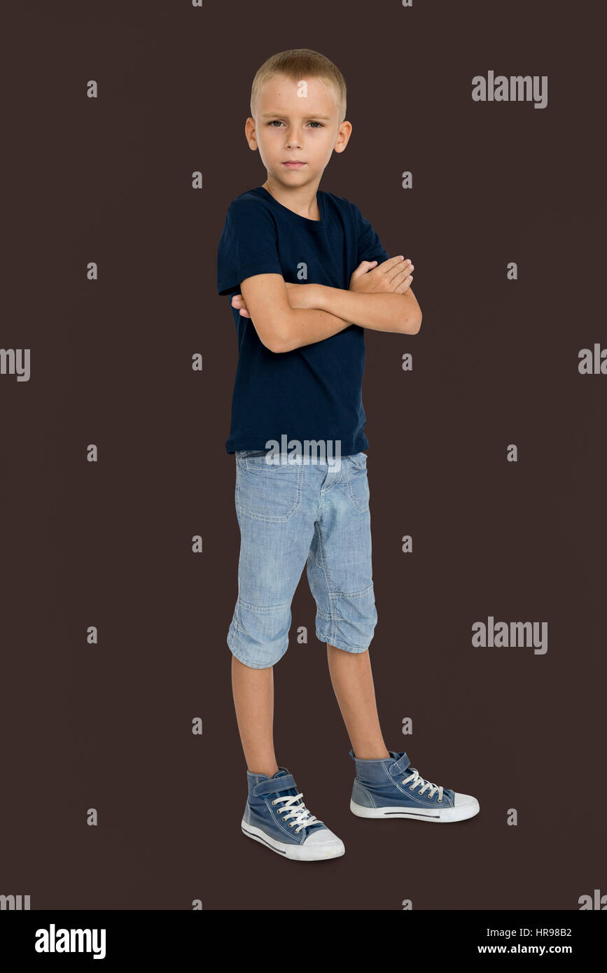 Little Boy Confidence Self Esteem Portrait Concept Stock Photo - Alamy