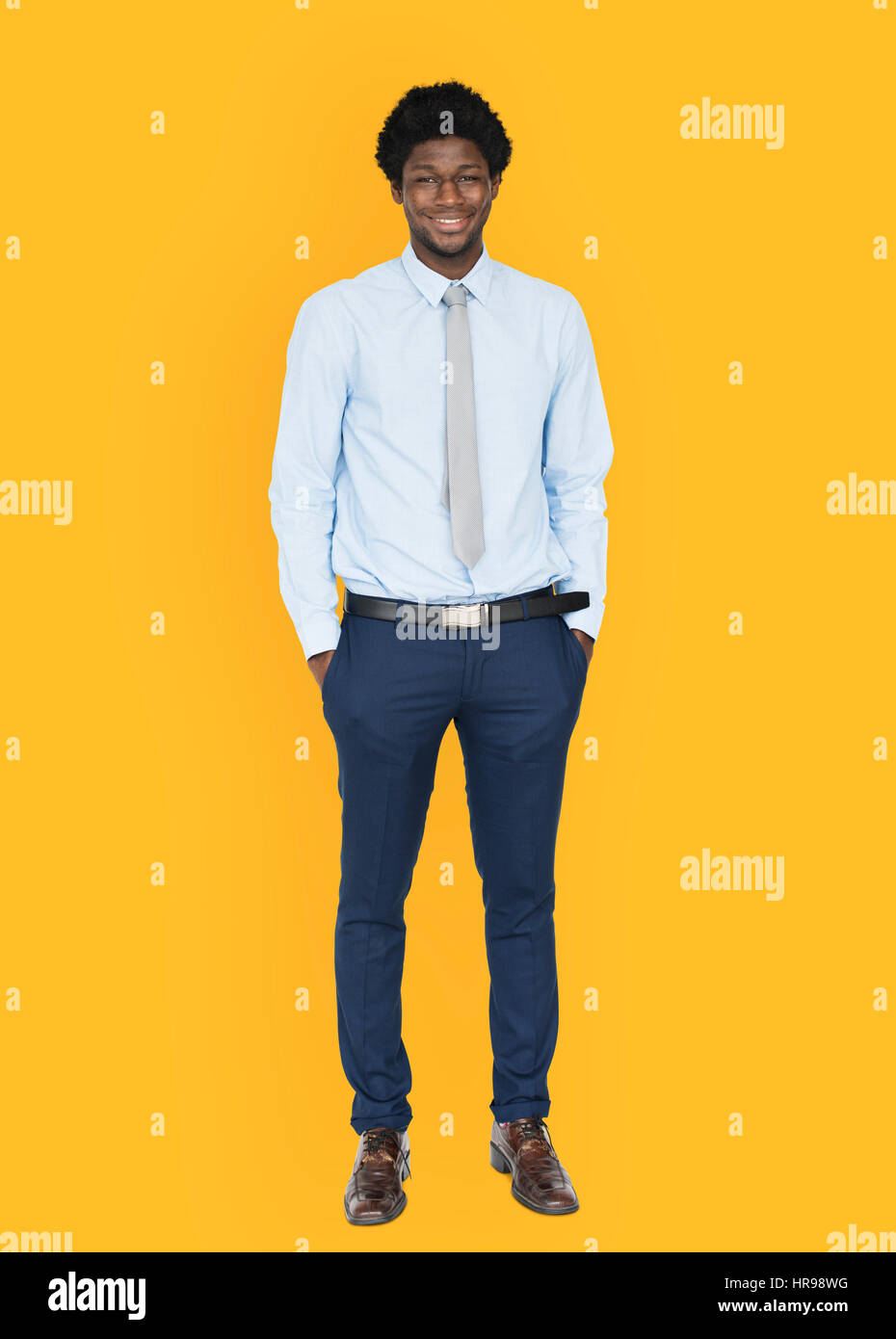 African Descent Man Full Body Concept Stock Photo - Alamy
