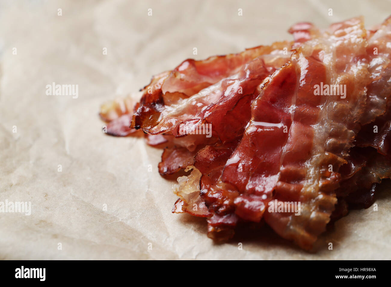 Cook crispy bacon hi-res stock photography and images - Alamy