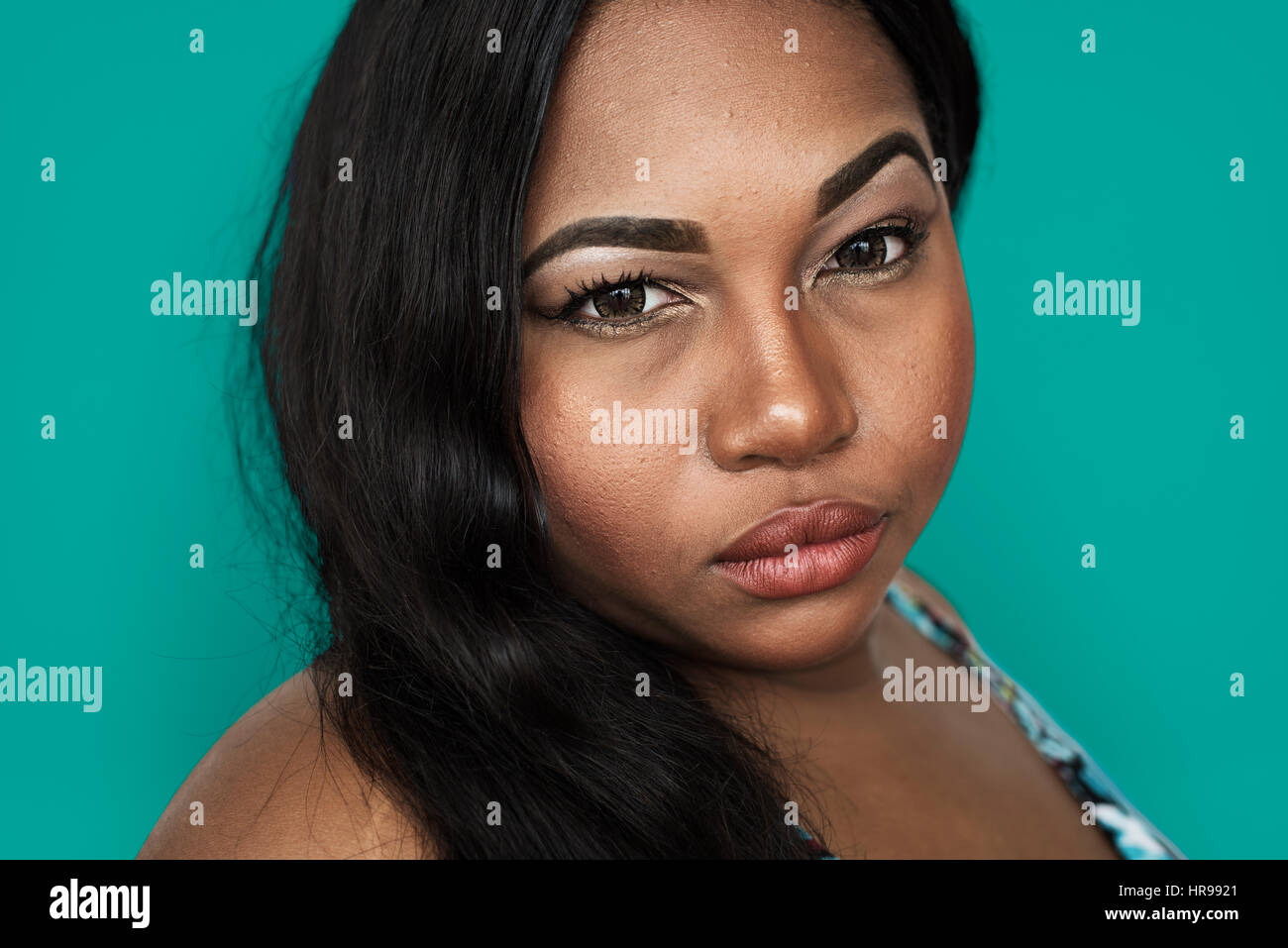 Woman Confidence Self Esteem Portrait Concept Stock Photo - Alamy