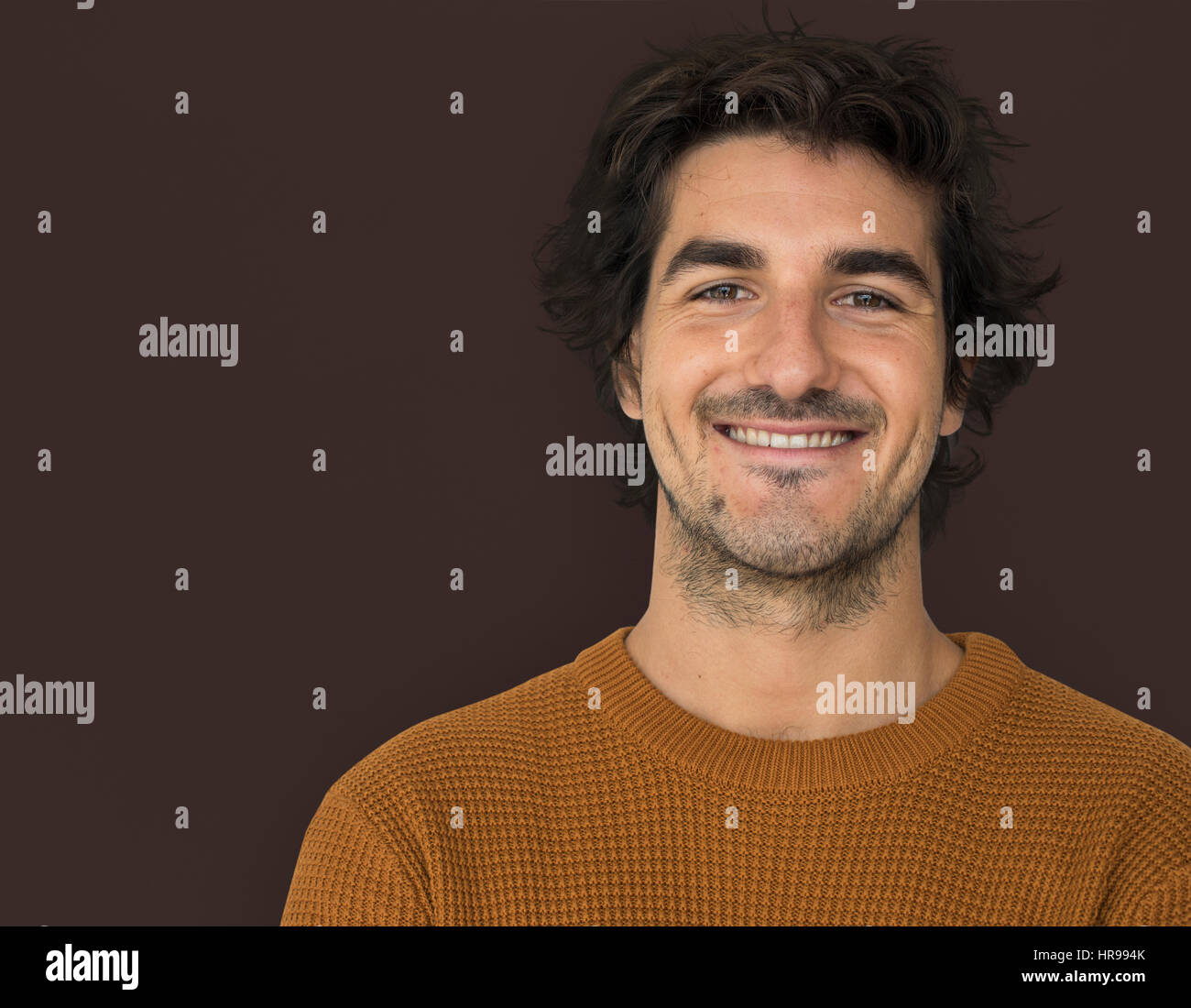 Caucasion Man Casual Confident Attractive Concept Stock Photo - Alamy