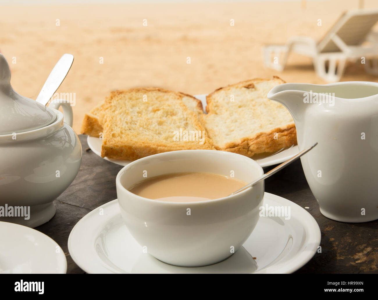 Coffee on beach hi-res stock photography and images - Alamy