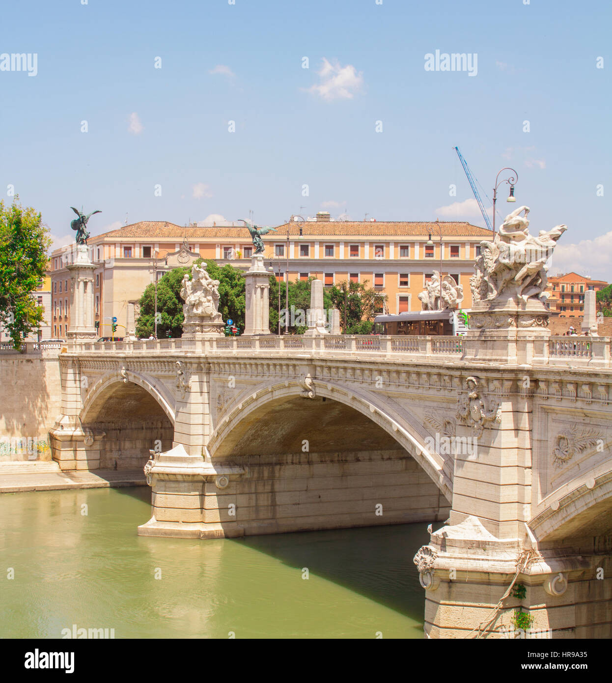 bridge in rome italy Stock Photo - Alamy