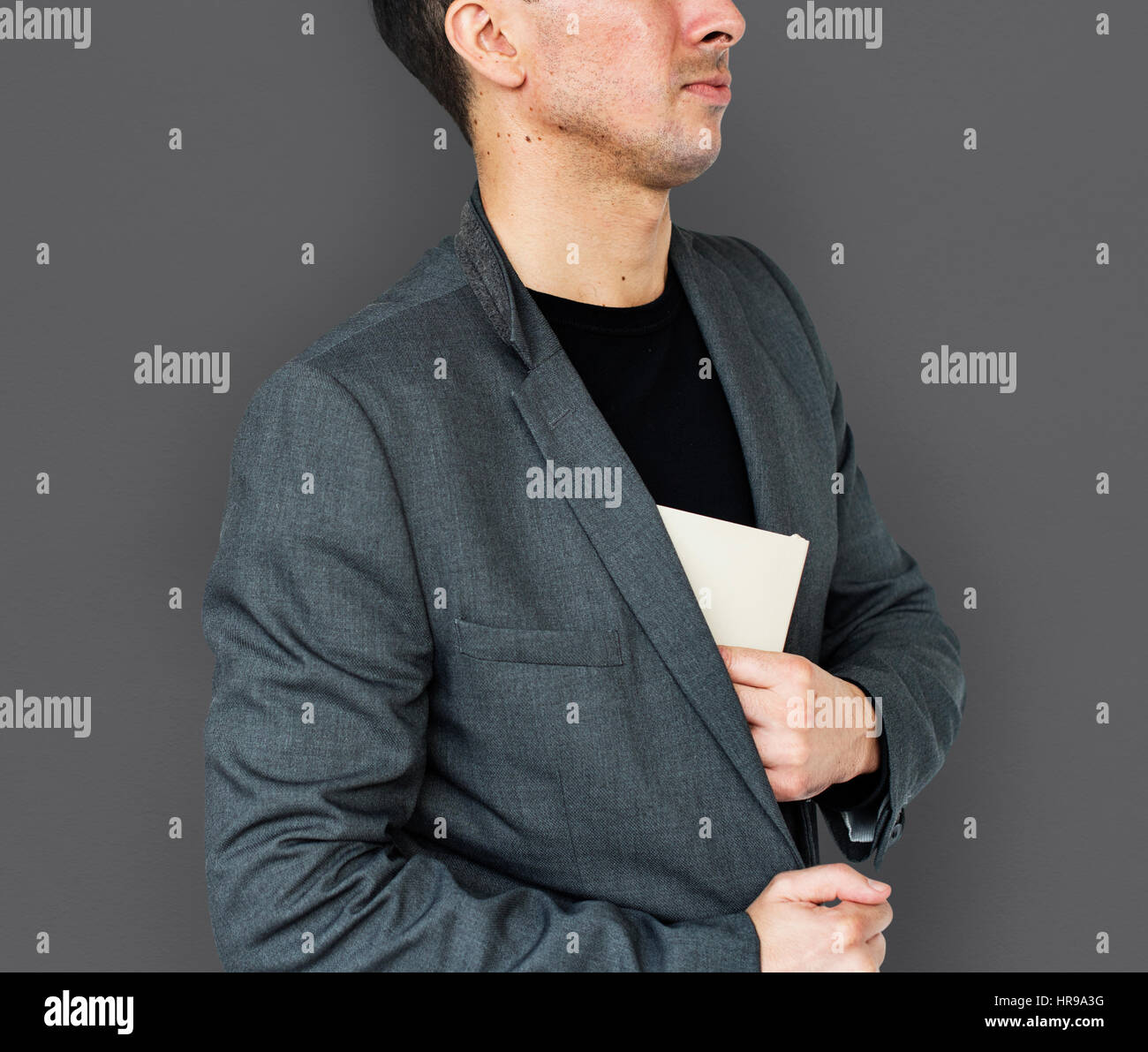 Secretive man hi-res stock photography and images - Alamy