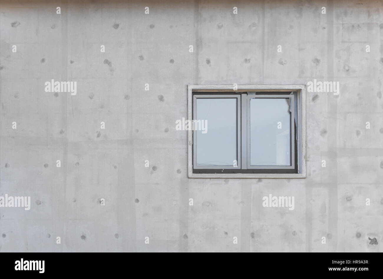 unfinished house window Stock Photo - Alamy