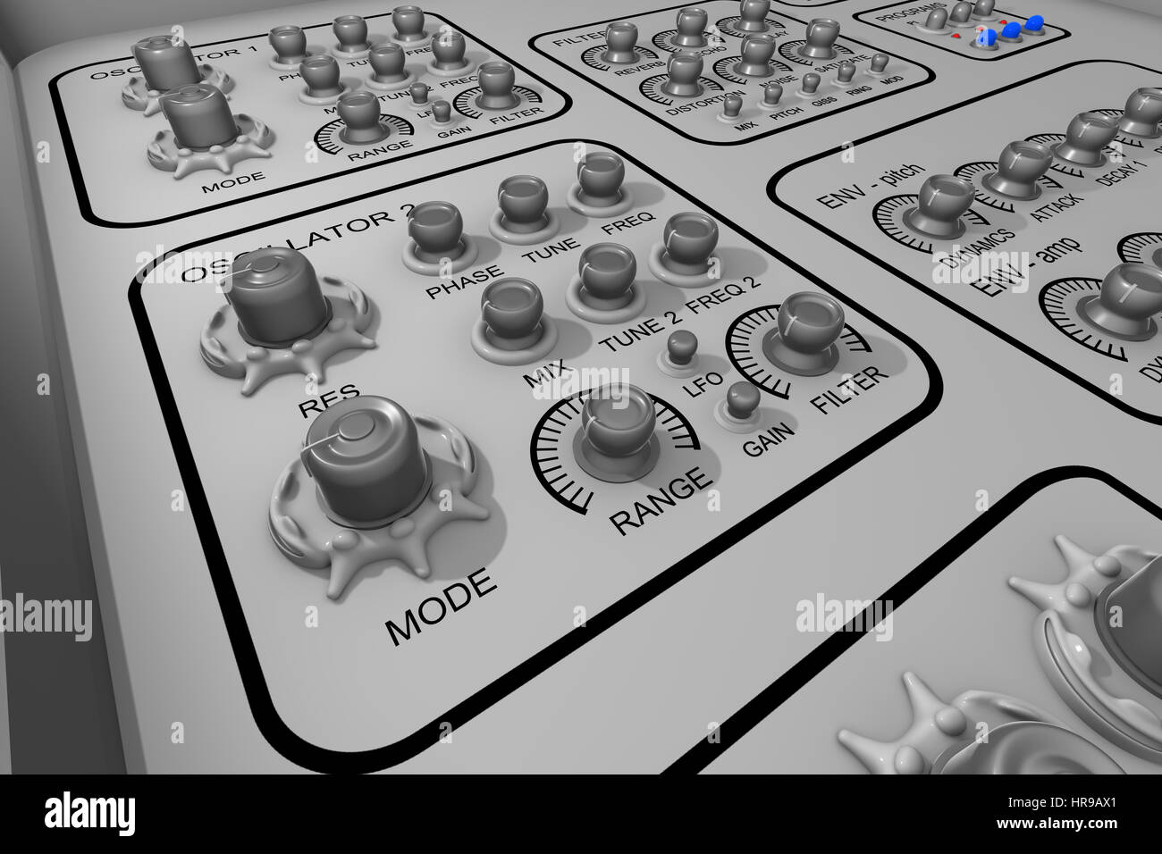 Synthesizer knobs hi-res stock photography and images - Alamy