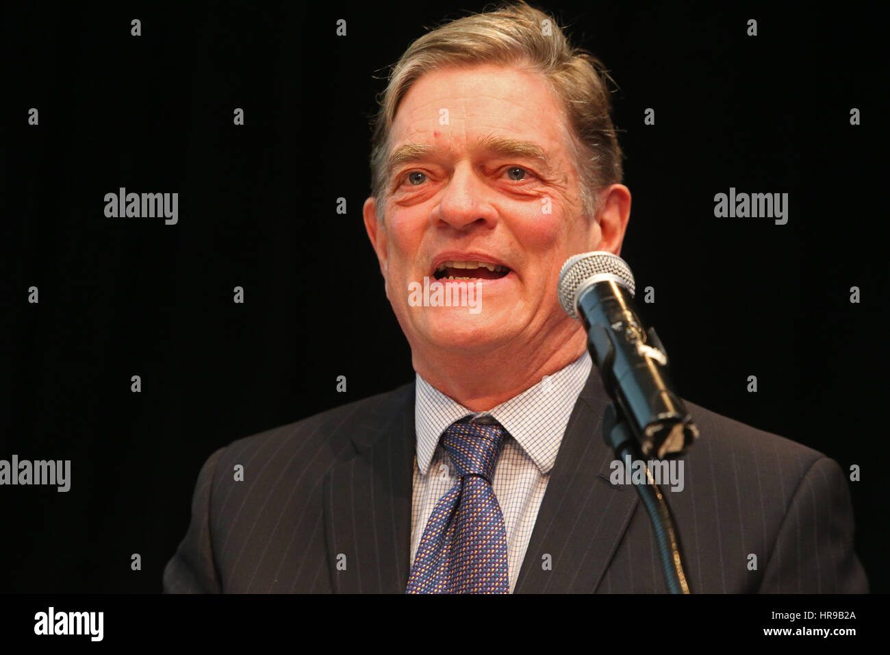 New York City, United States. 27th Feb, 2017. PBS broadcaster Tom ...