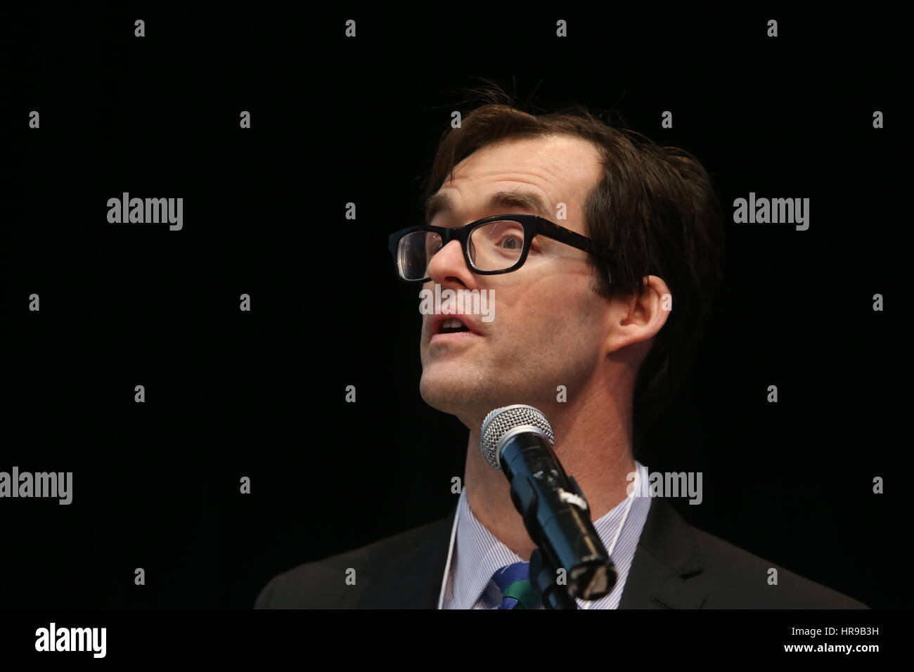 New York City, United States. 27th Feb, 2017. BHA president Patrick ...