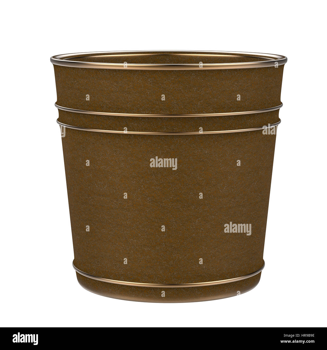 3d rendering empty pot isolated on white Stock Photo - Alamy