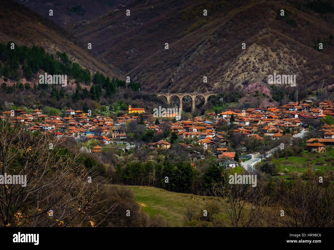 Happy village view hi-res stock photography and images - Alamy