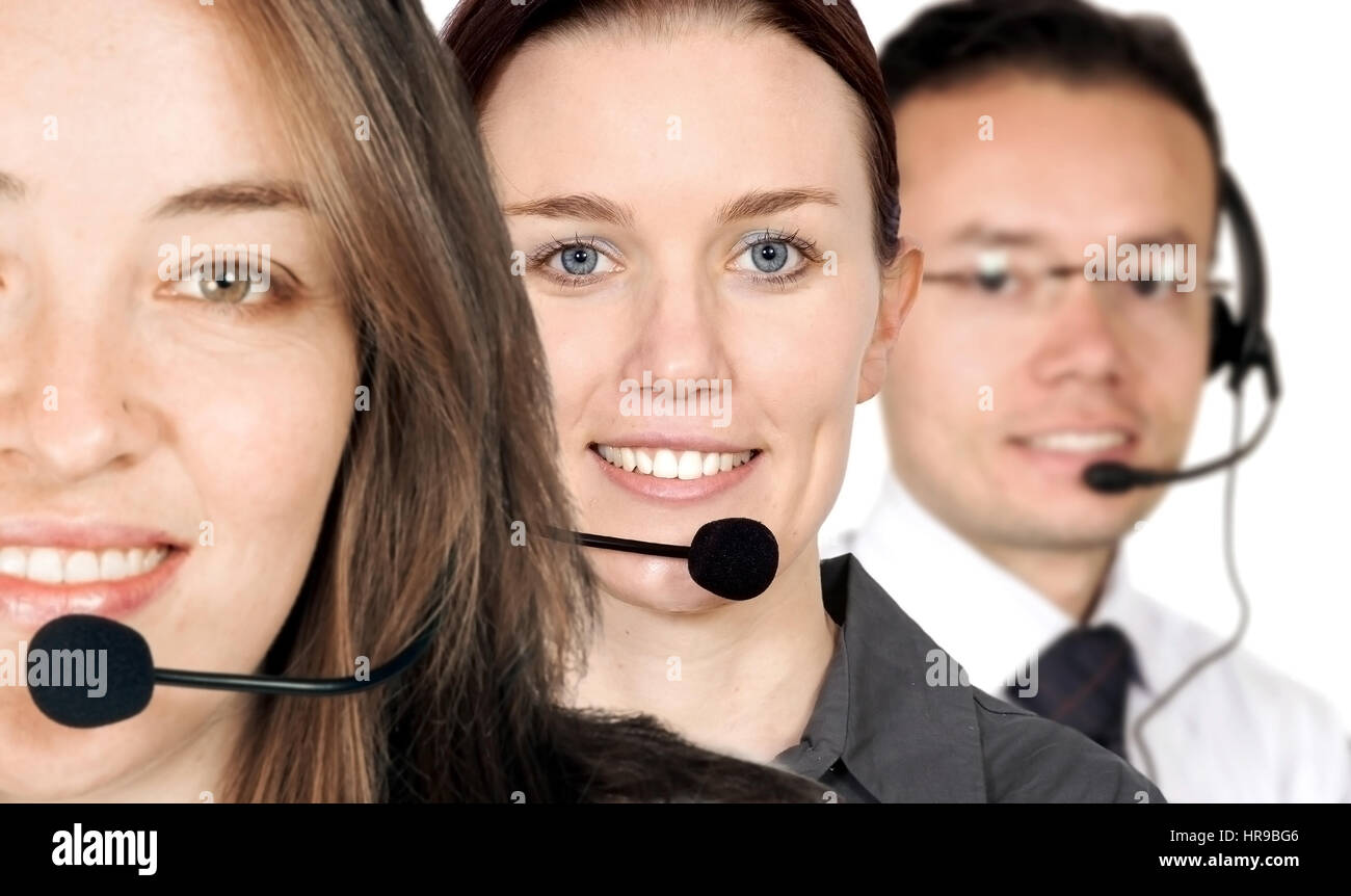 business support team over a white background Stock Photo - Alamy