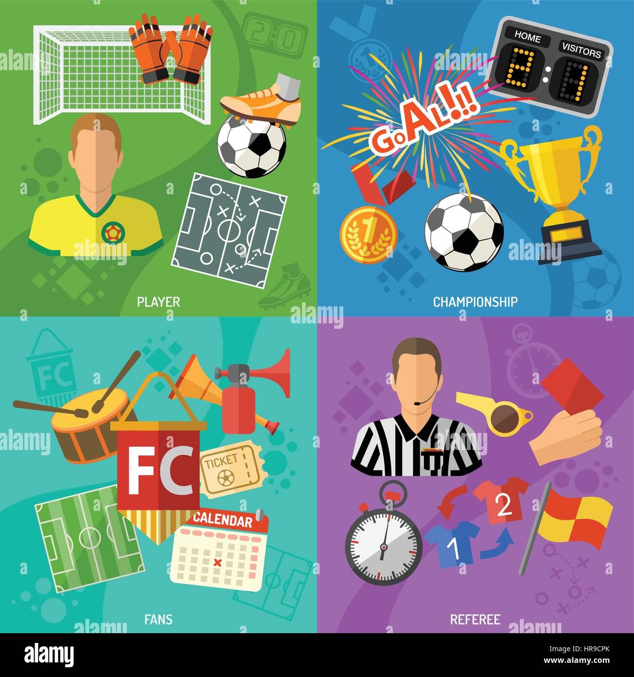 Winner flat set square Stock Vector Images - Alamy