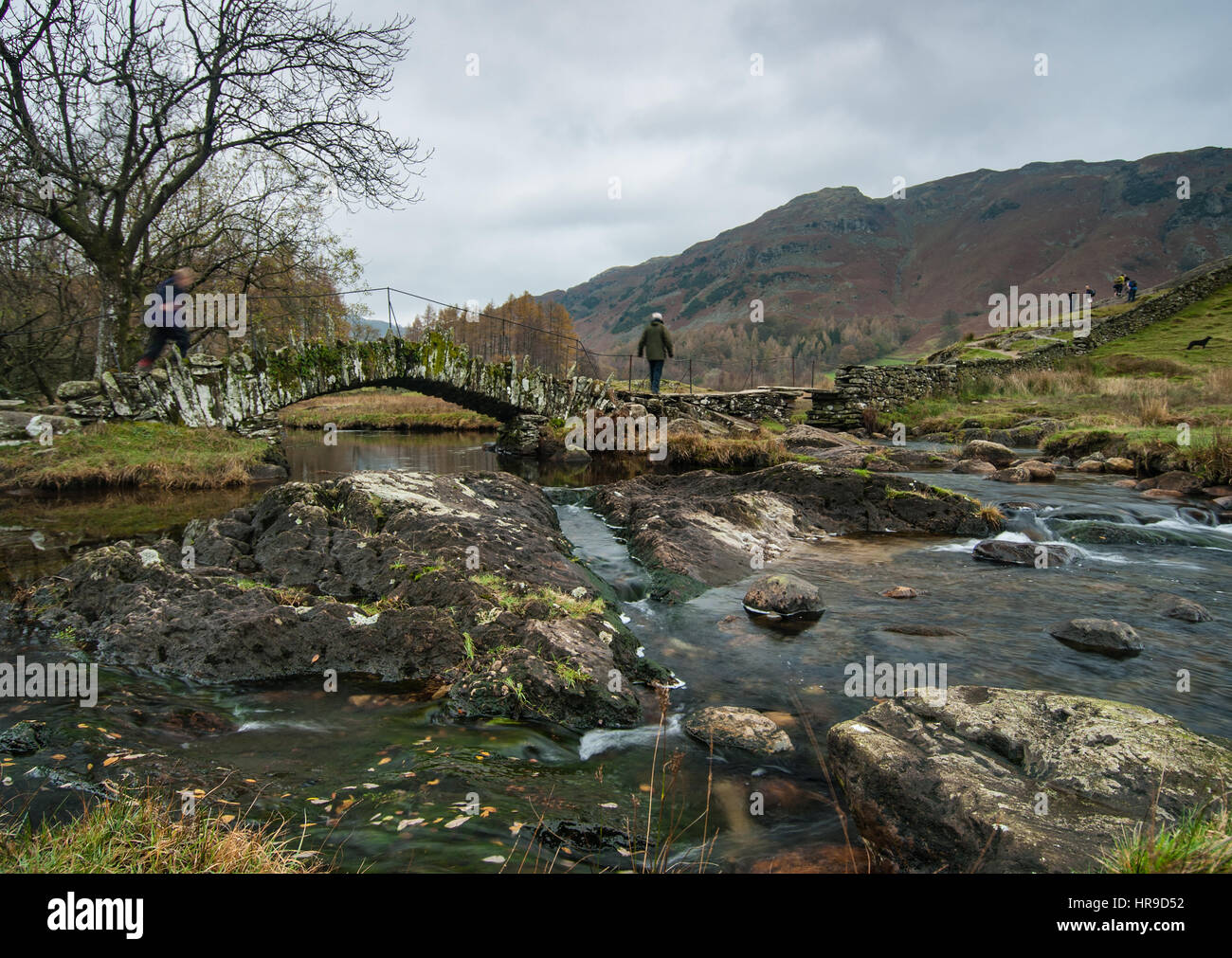 Slater Bridge, Little Langdale, Cumbria, England, UK. United Kingdom ...