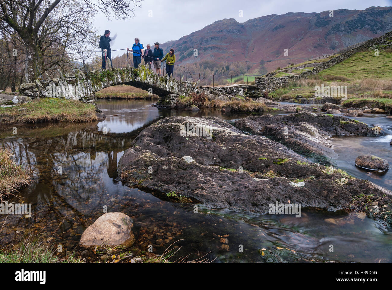 Slater Bridge, Little Langdale, Cumbria, England, UK. United Kingdom ...