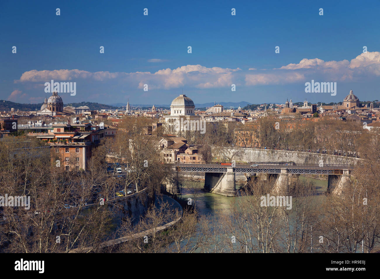 View of the historical center of Rome Stock Photo - Alamy