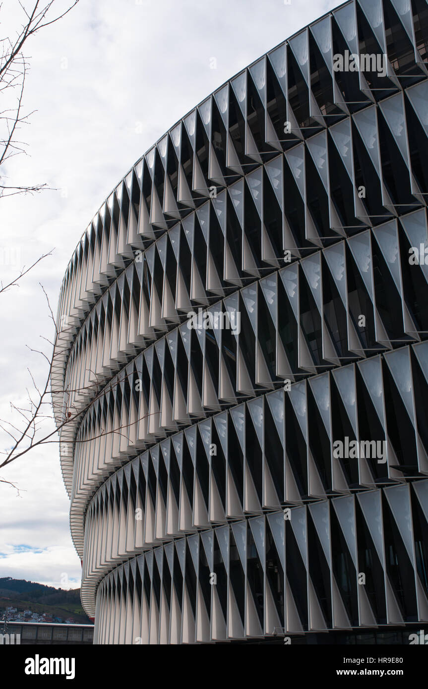 Bilbao: details of San Mames Stadium, an all-seater football stadium ...