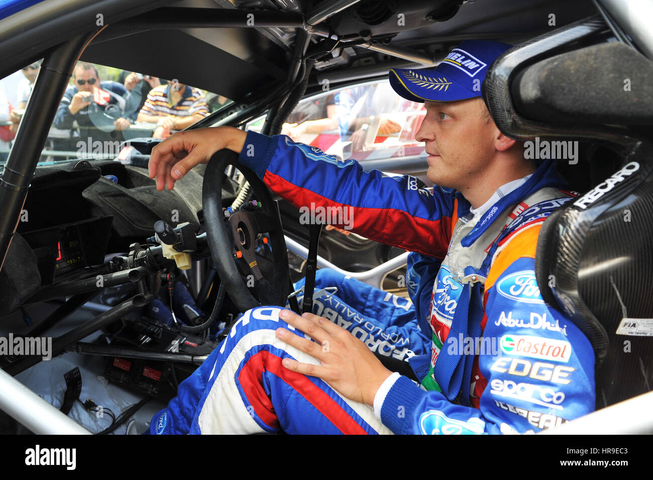 Mikko Hirvonen Rally Driver Portrait Stock Photo - Alamy