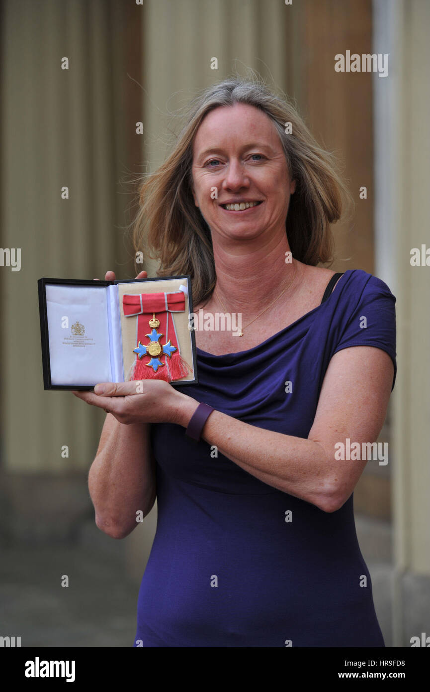 Mumsnet co-founder Justine Roberts at Buckingham Palace in central ...