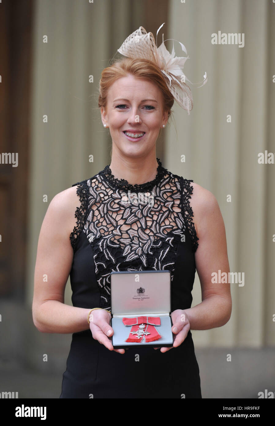 Nicola White, a member of Britain's Olympic gold medal-winning women's ...