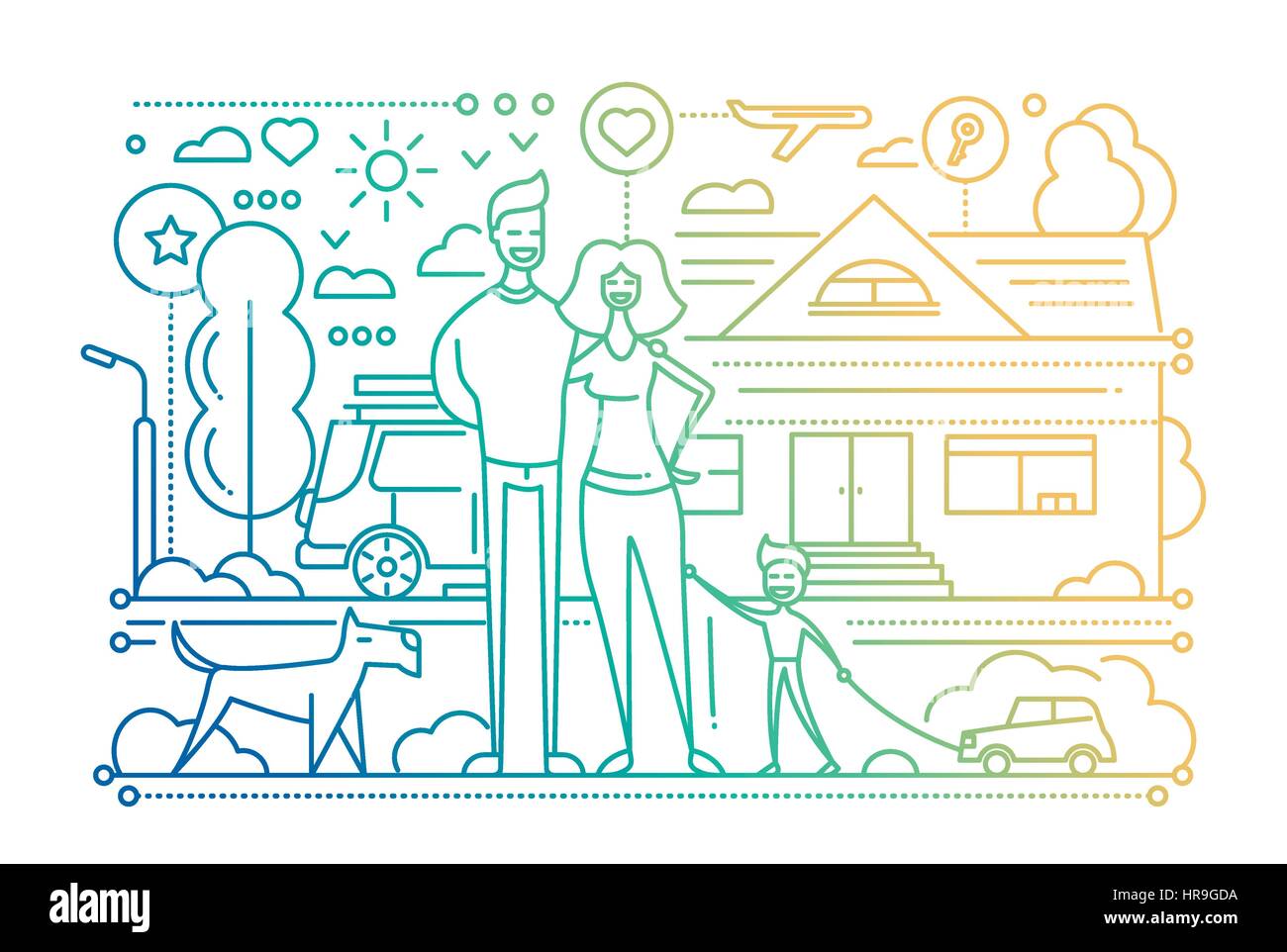 Life style scene street Stock Vector Images - Alamy