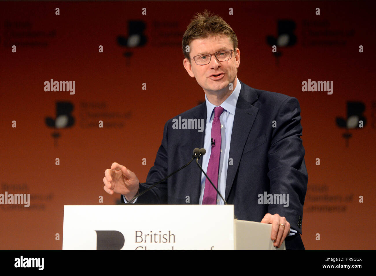 Energy and industrial strategy secretary greg clark hi-res stock ...
