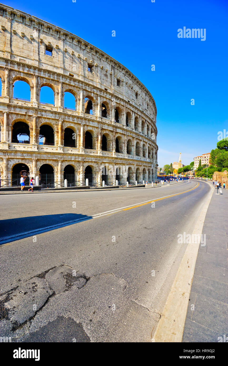 View of Colosseum in a sunny day in Rome, Italy Stock Photo - Alamy