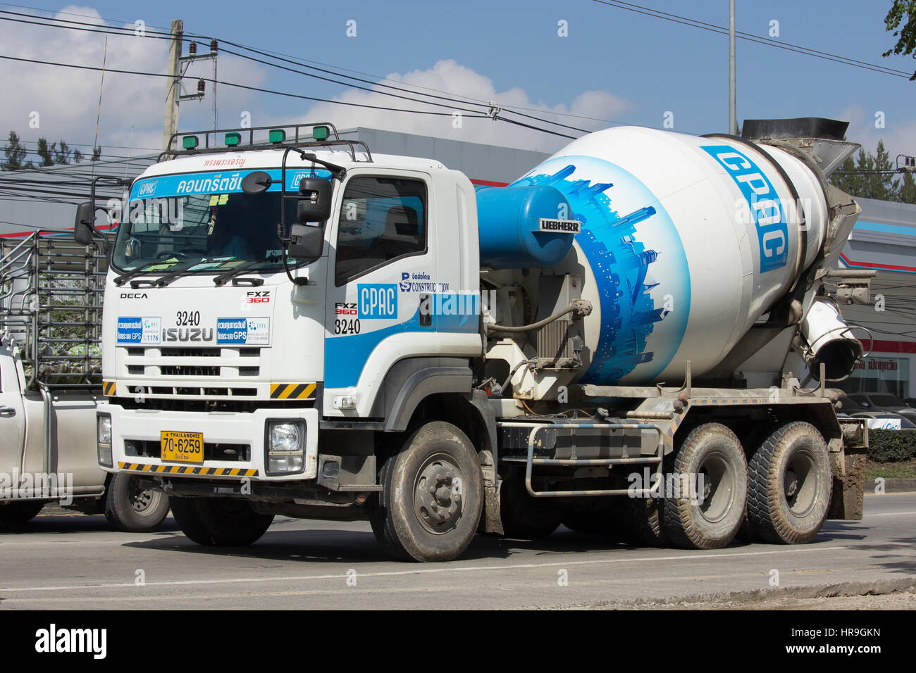 CHIANG MAI, THAILAND -JANUARY 13 2017: Concrete truck of CPAC Concrete ...