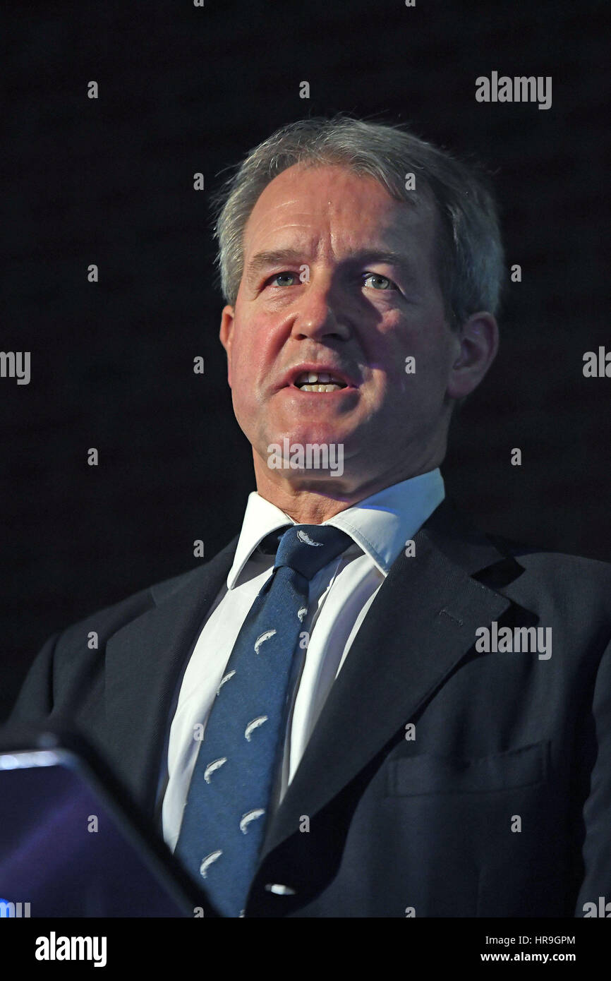 During a press conference in central london hi-res stock photography ...