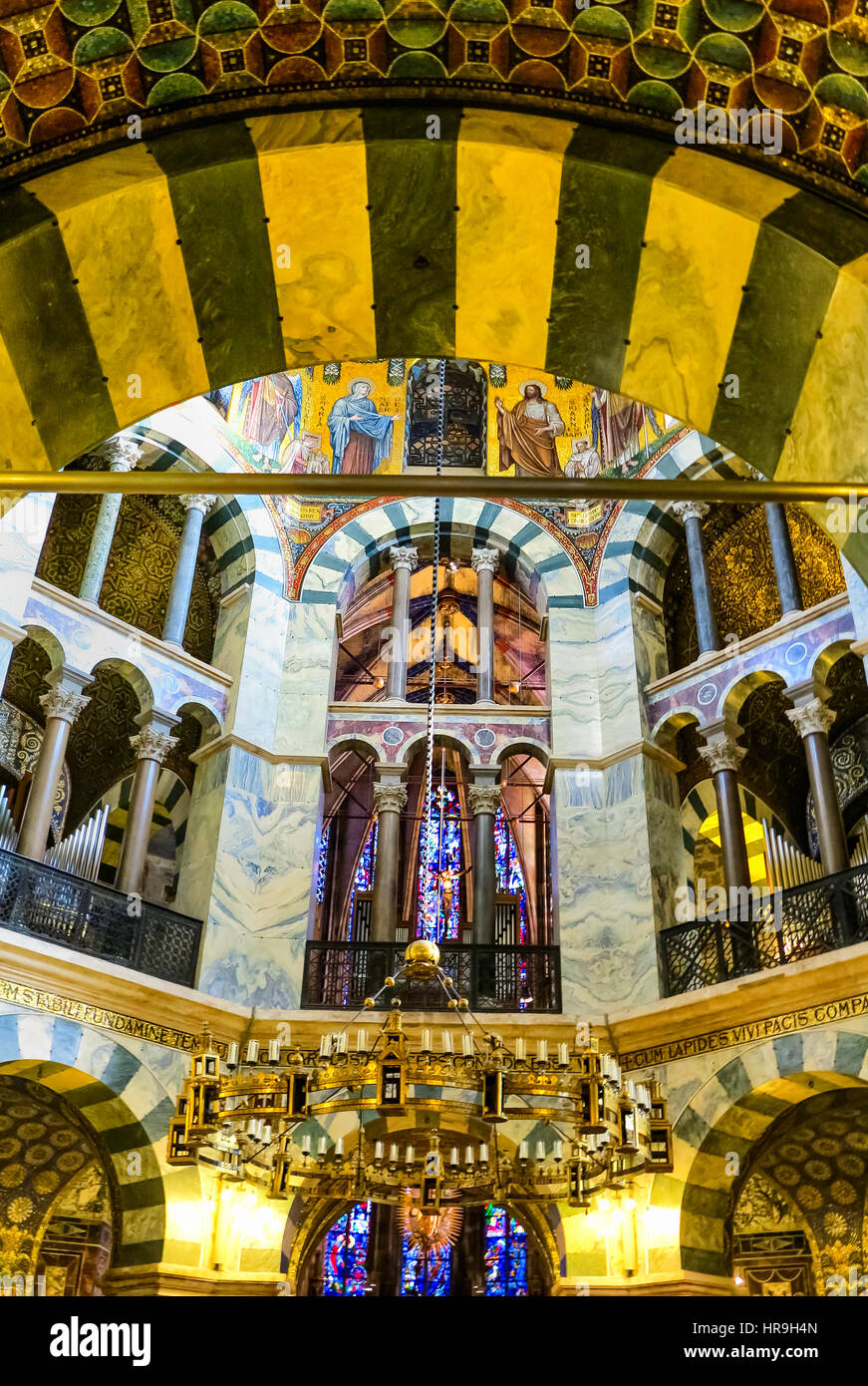 Aachen cathedral interior hi-res stock photography and images - Alamy