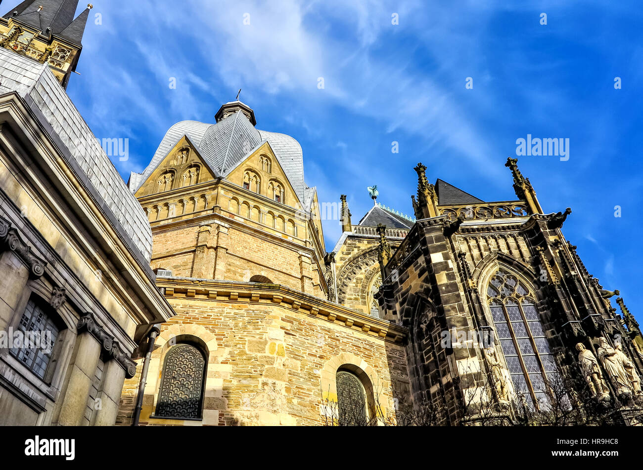 The Aachen Cathedral, also High Aachen Cathedral, or the Aachener ...
