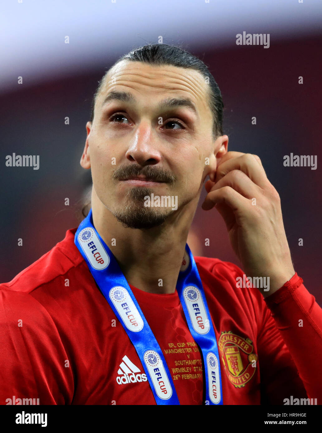 Manchester United's Zlatan Ibrahimovic Stock Photo - Alamy