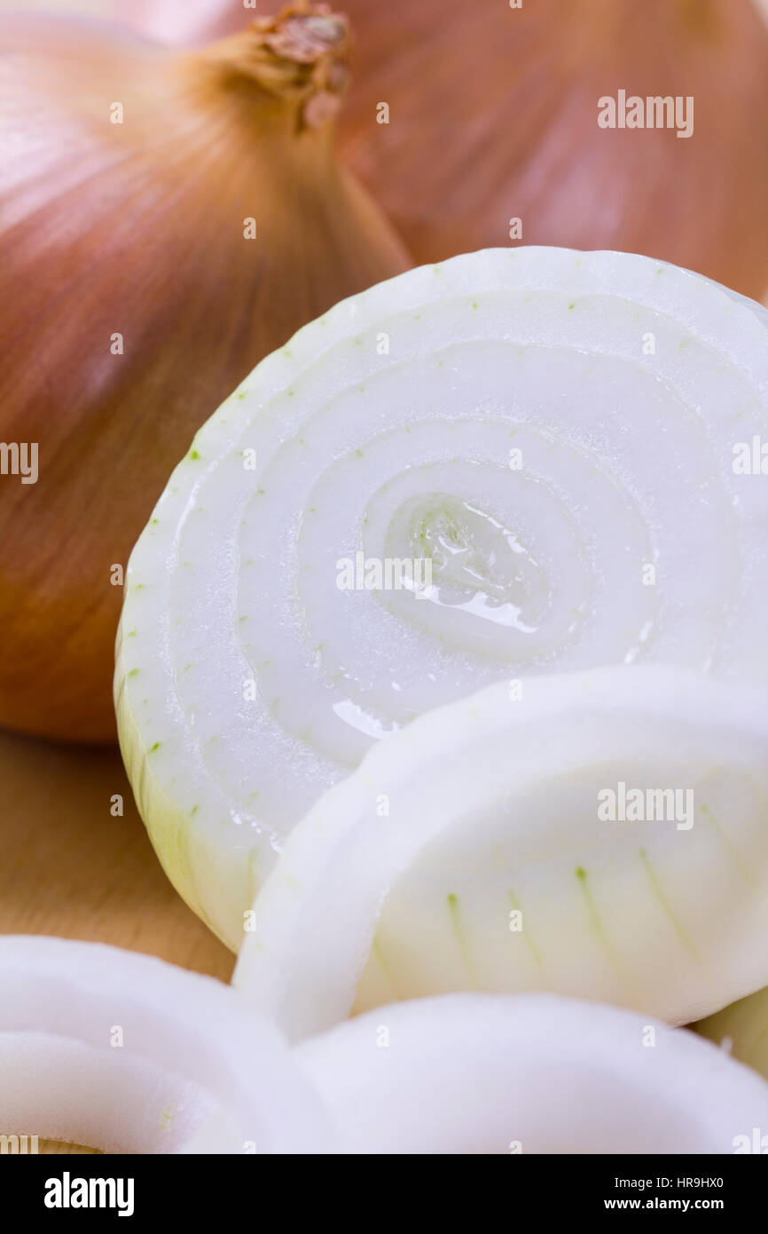 Fresh sliced onion Stock Photo - Alamy