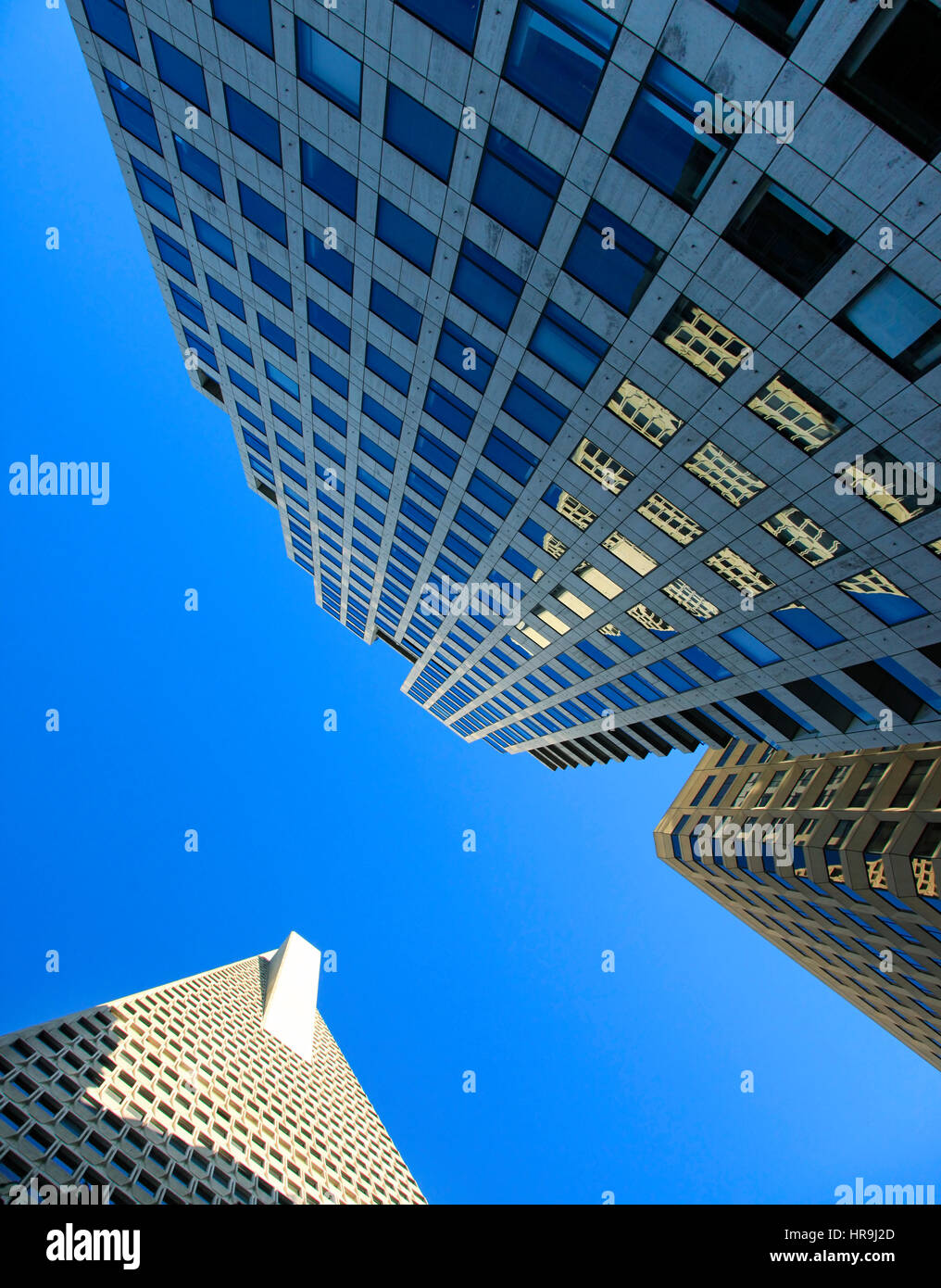 California Street (right) and 388 Market Street Building (left ...