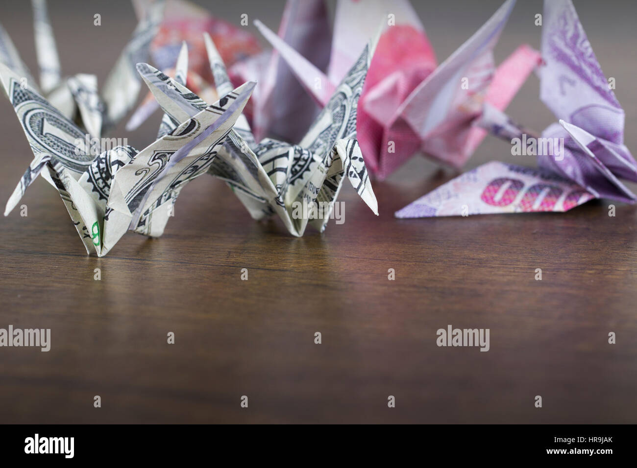 Money origami hi-res stock photography and images - Alamy