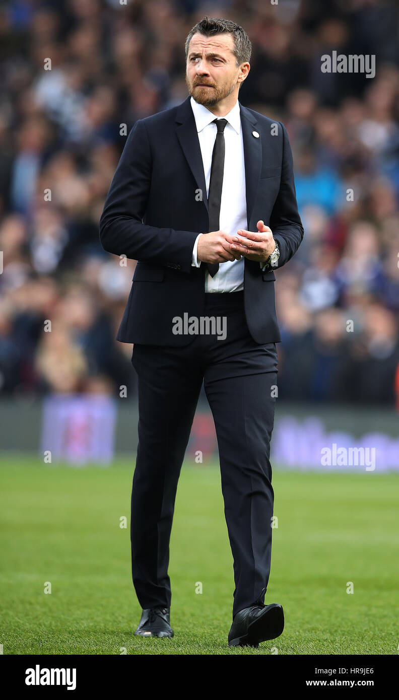 Fulham manager Slavisa Jokanovic Stock Photo - Alamy