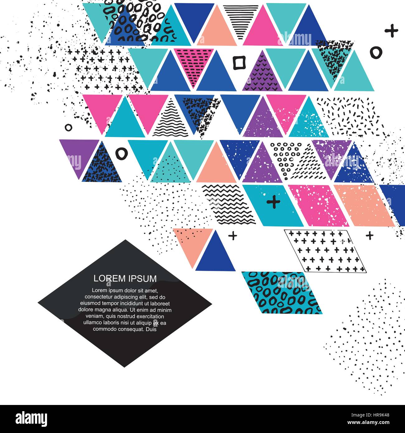 Different colored triangles Stock Vector Image & Art - Alamy