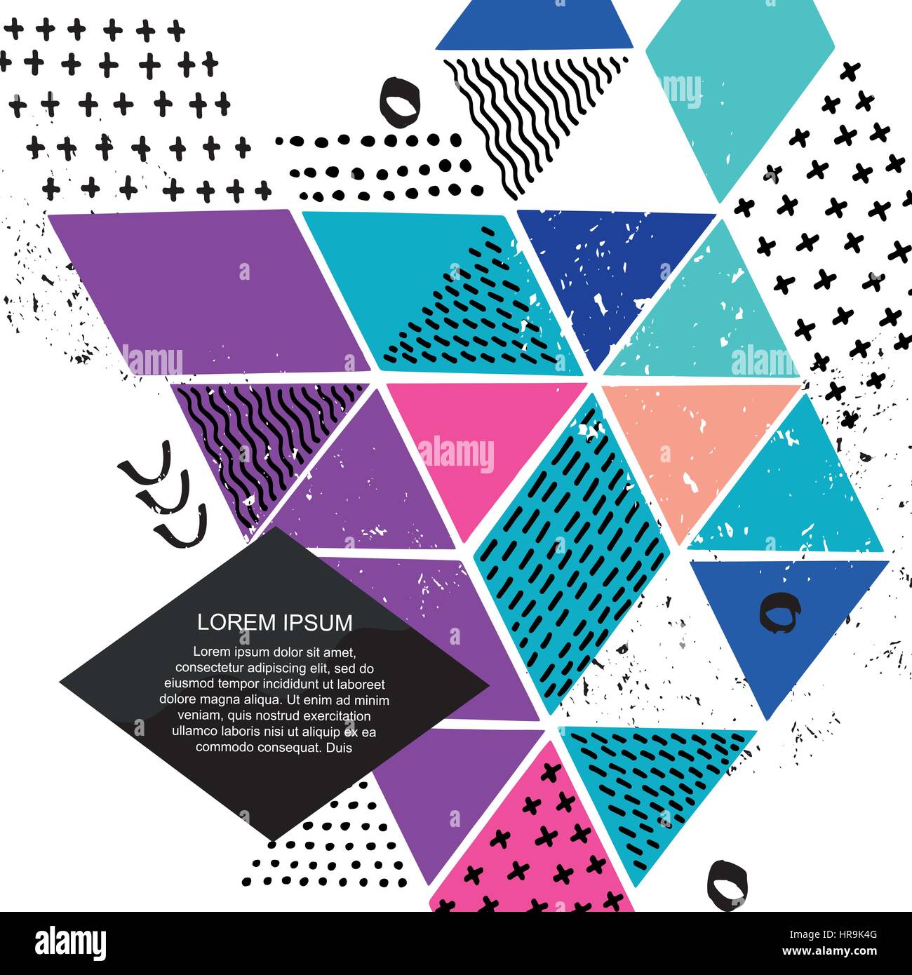 Different colored triangles Stock Vector Image & Art - Alamy