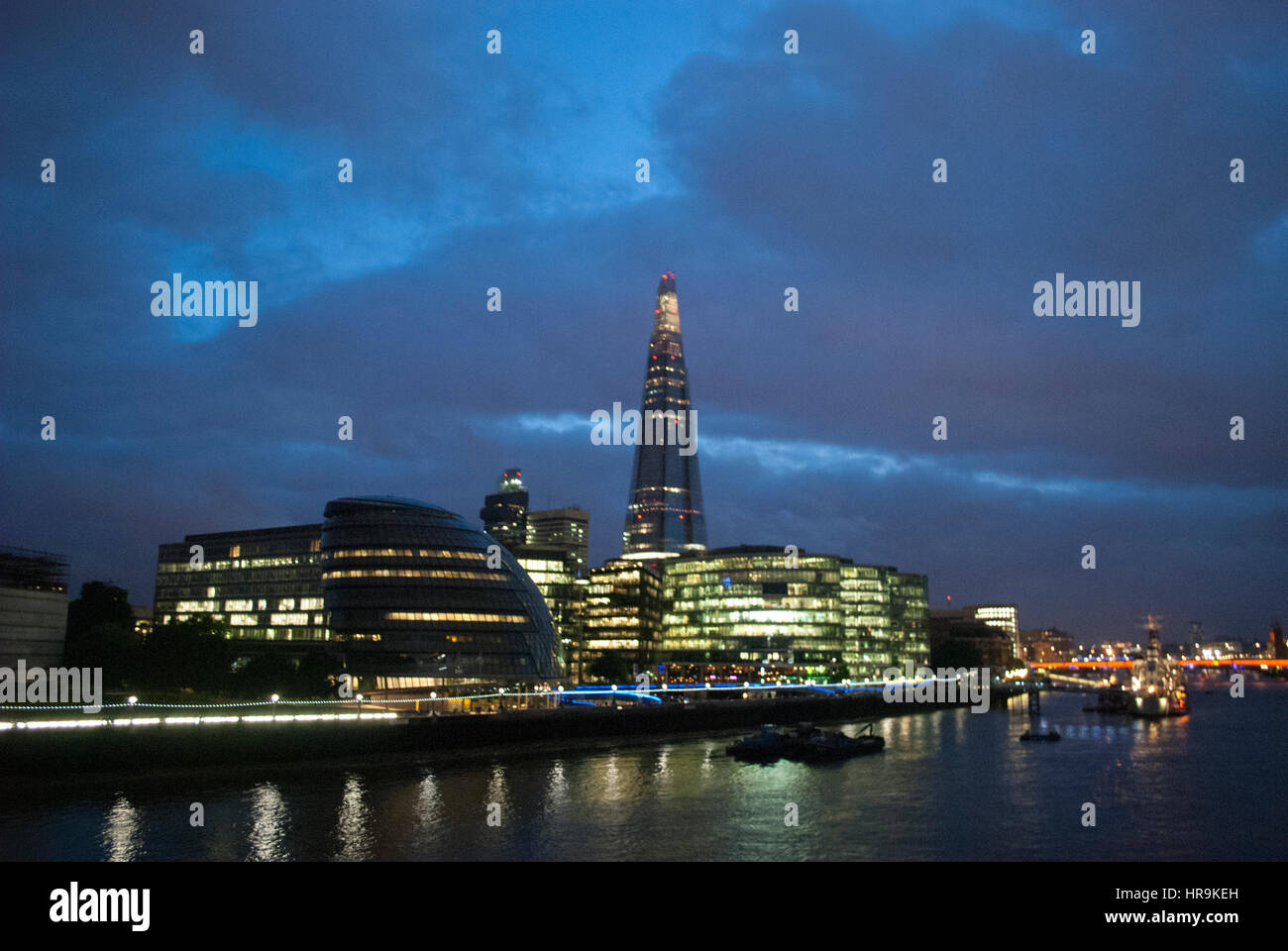 The Shard at night Stock Photo - Alamy
