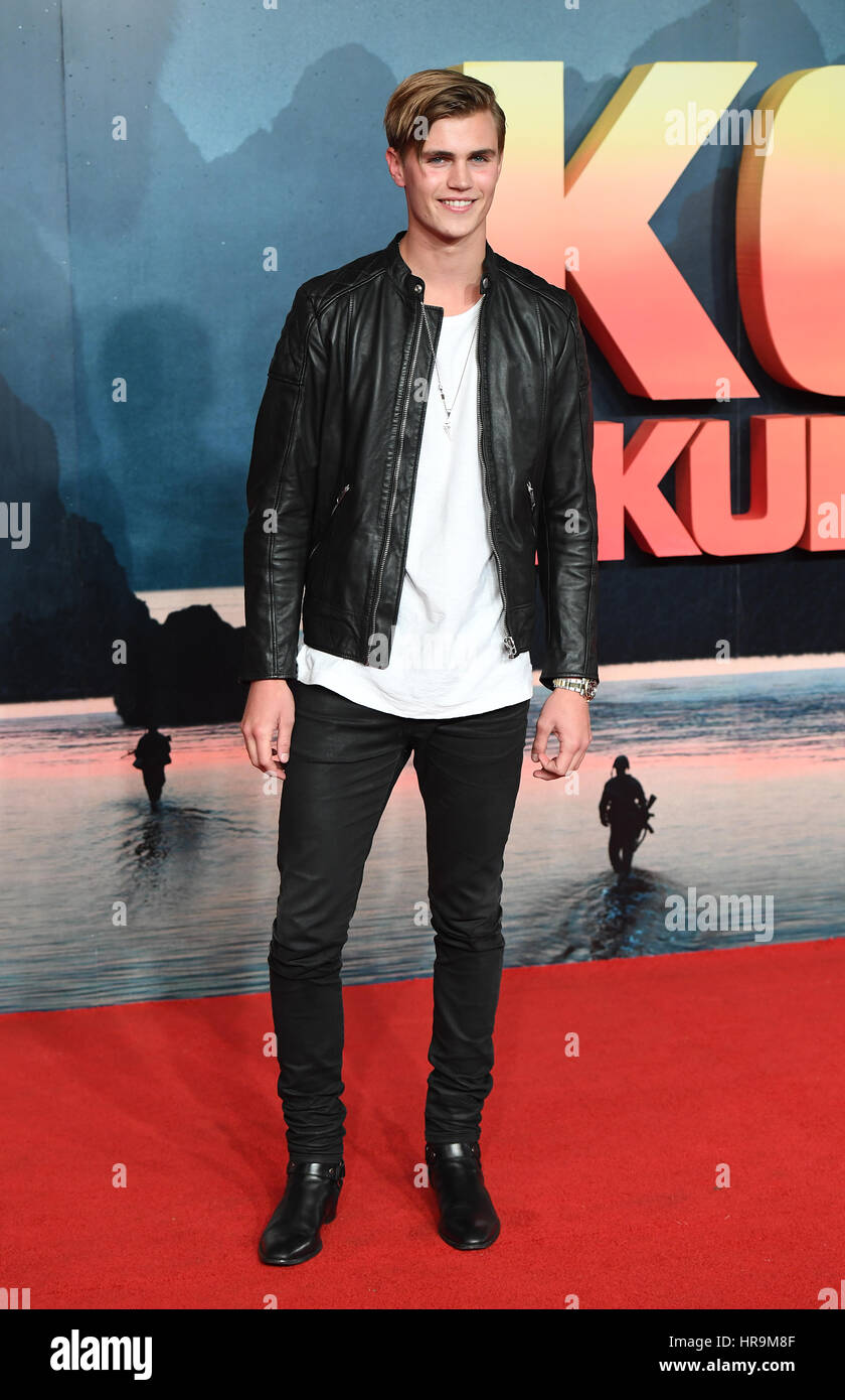 Sam Harwood attending the Kong: Skull Island Euorpean Premiere at ...