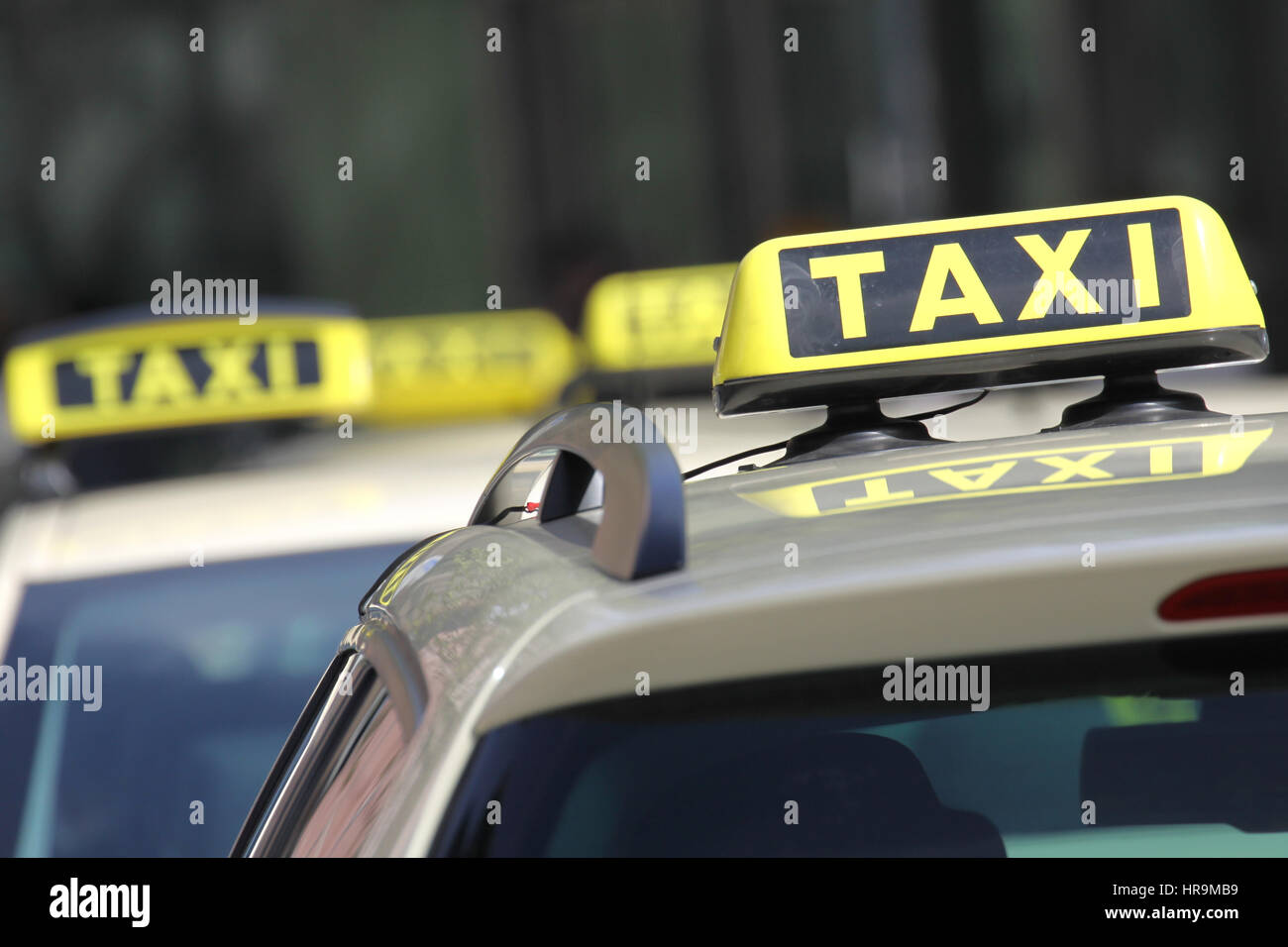 German taxi stand hi-res stock photography and images - Alamy