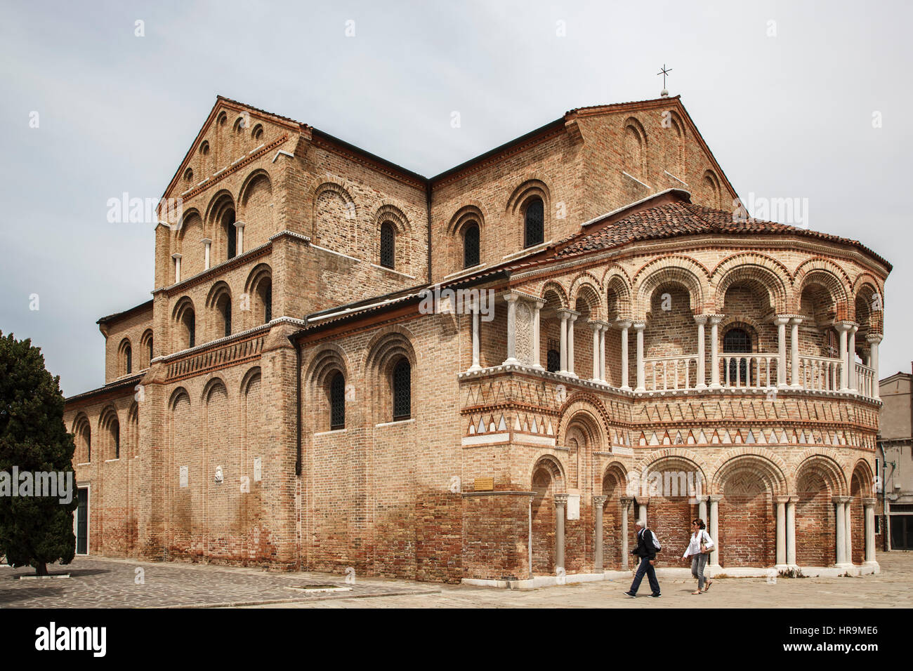 Basilica of Santi Maria e Donato, Island of Murano, Venice, Italy Stock ...