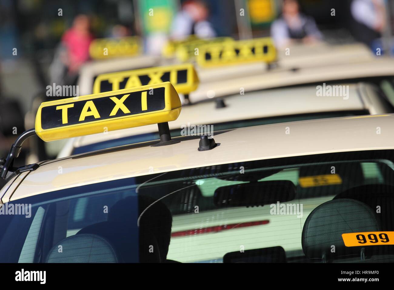 German taxi sign hi-res stock photography and images - Alamy
