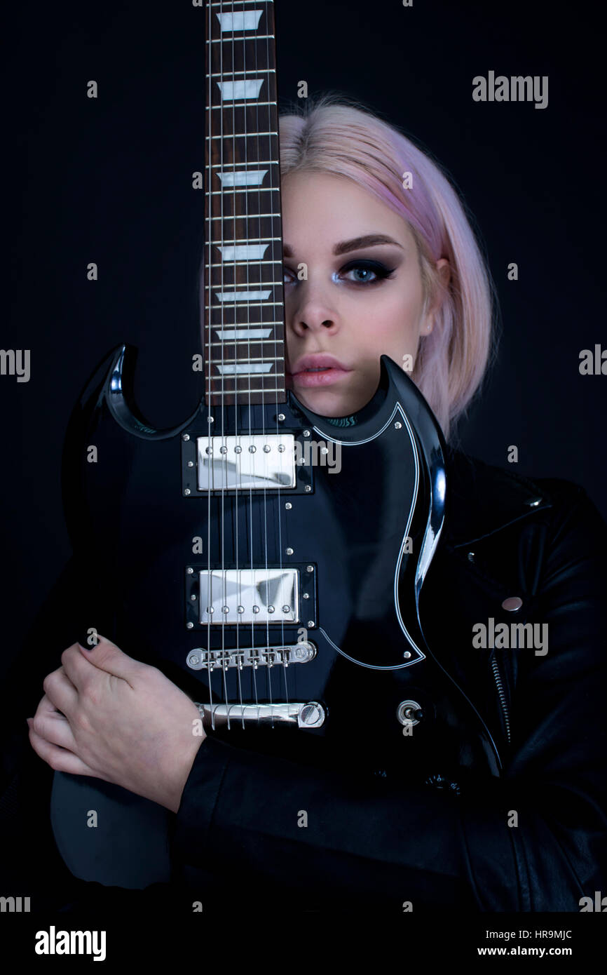 Guitar face hi-res stock photography and images - Alamy
