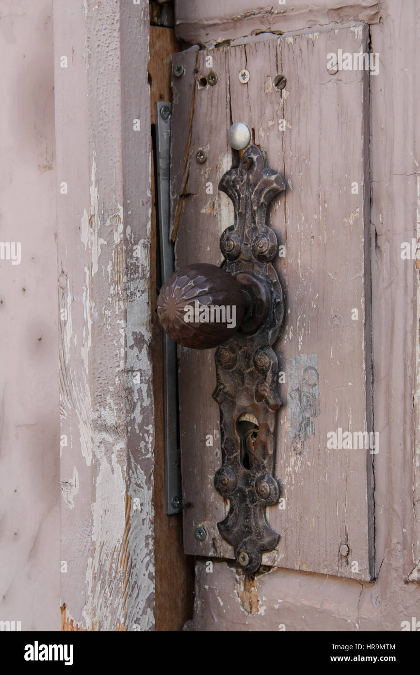 old door handle Stock Photo - Alamy
