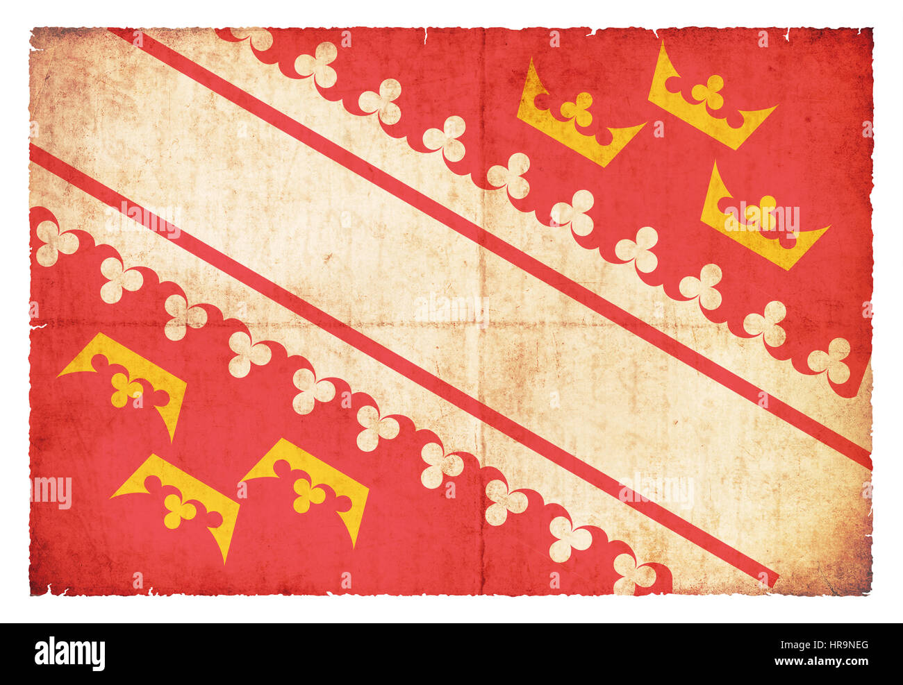 Alsace region flag hi-res stock photography and images - Alamy