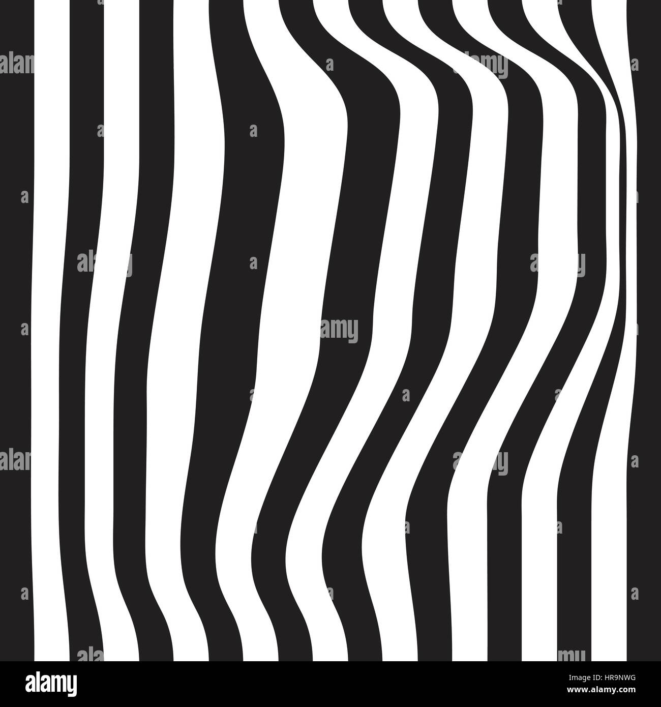 Striped abstract background. black and white zebra print. Vector ...