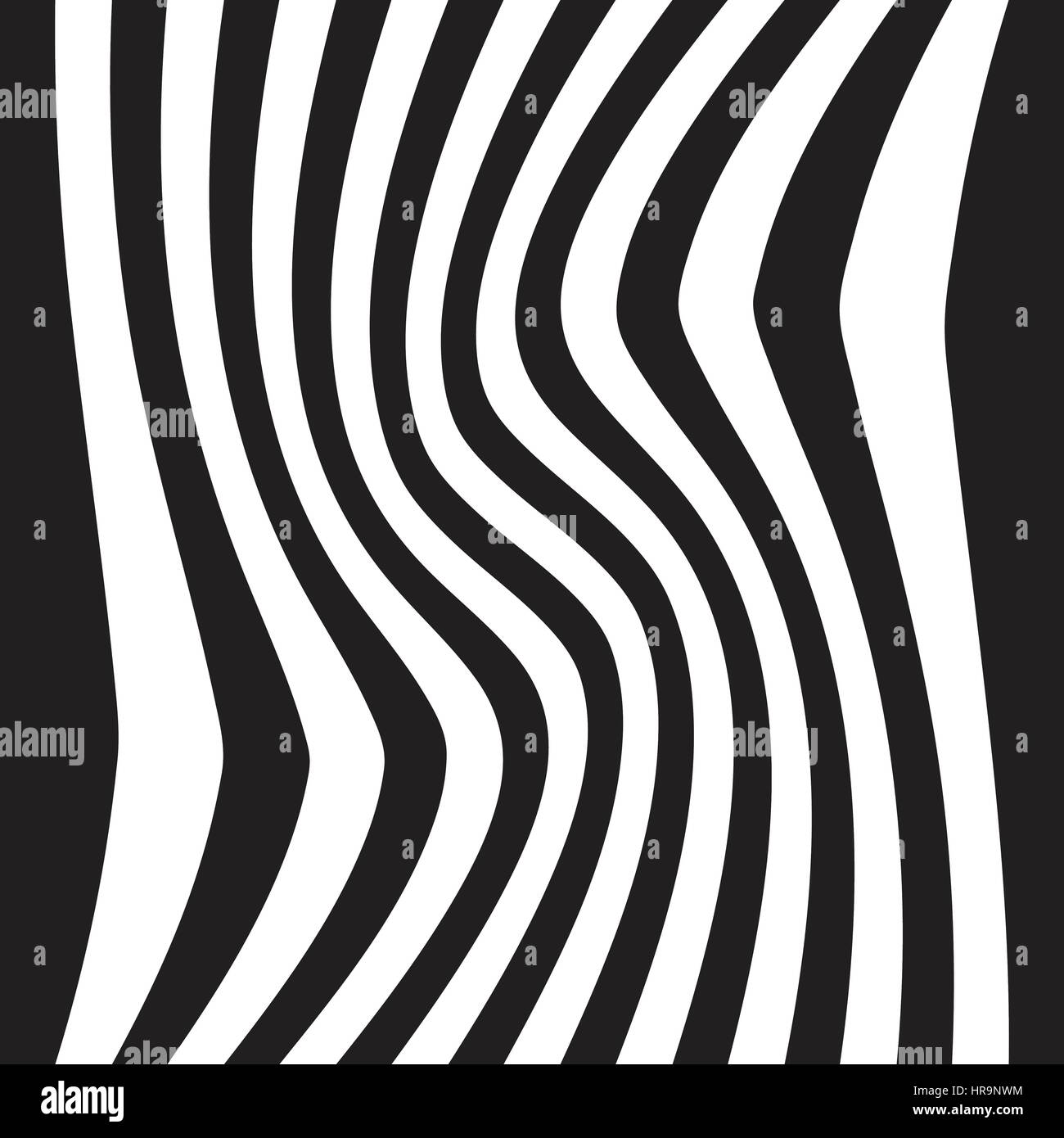 Striped abstract background. black and white zebra print. Vector ...