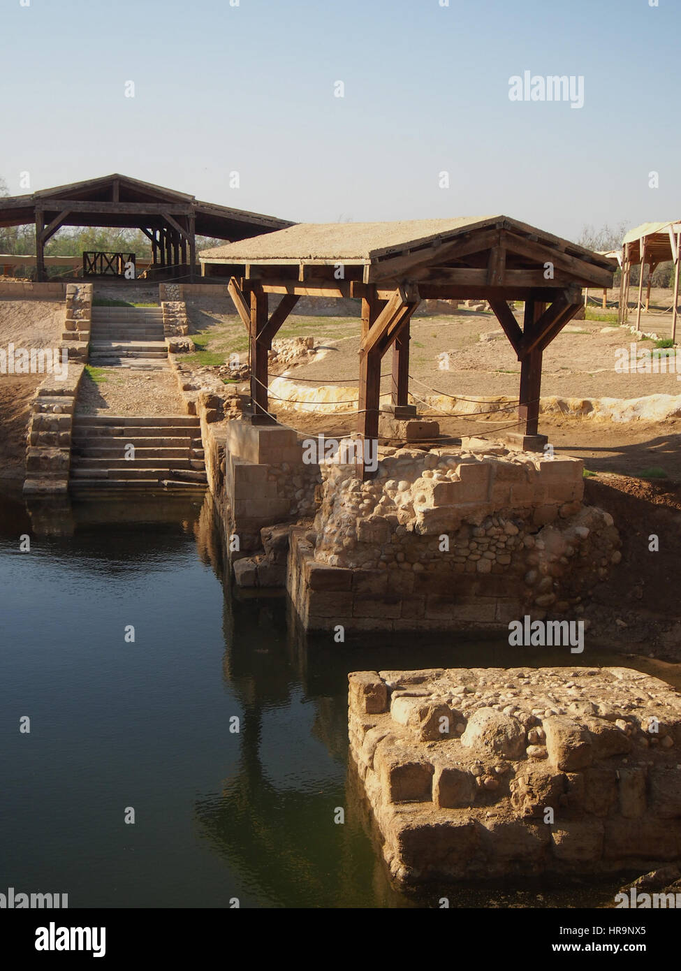 The sight where Jesus was baptised by John the Baptist at Bethany ...