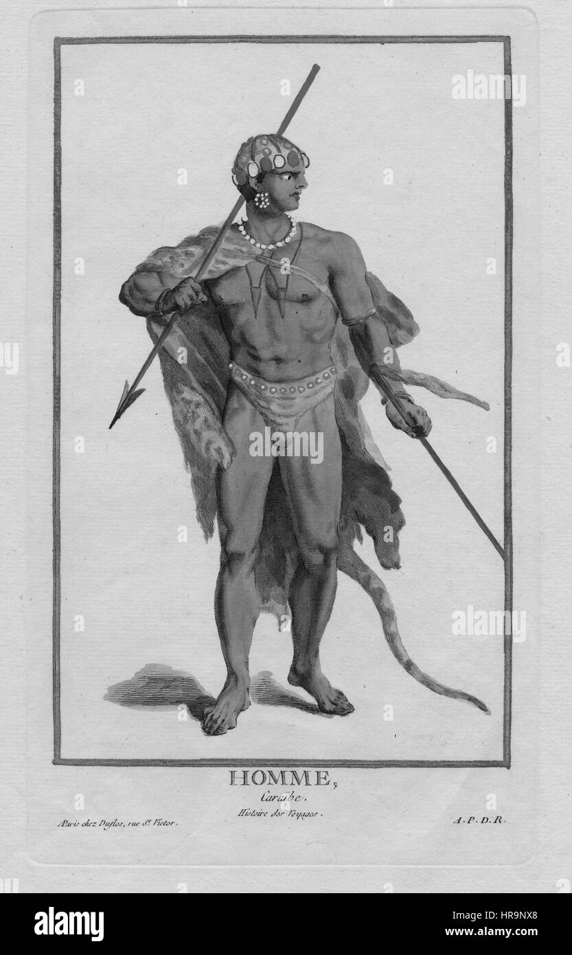 A full body portrait drawing displaying clothing and dress of a black ...